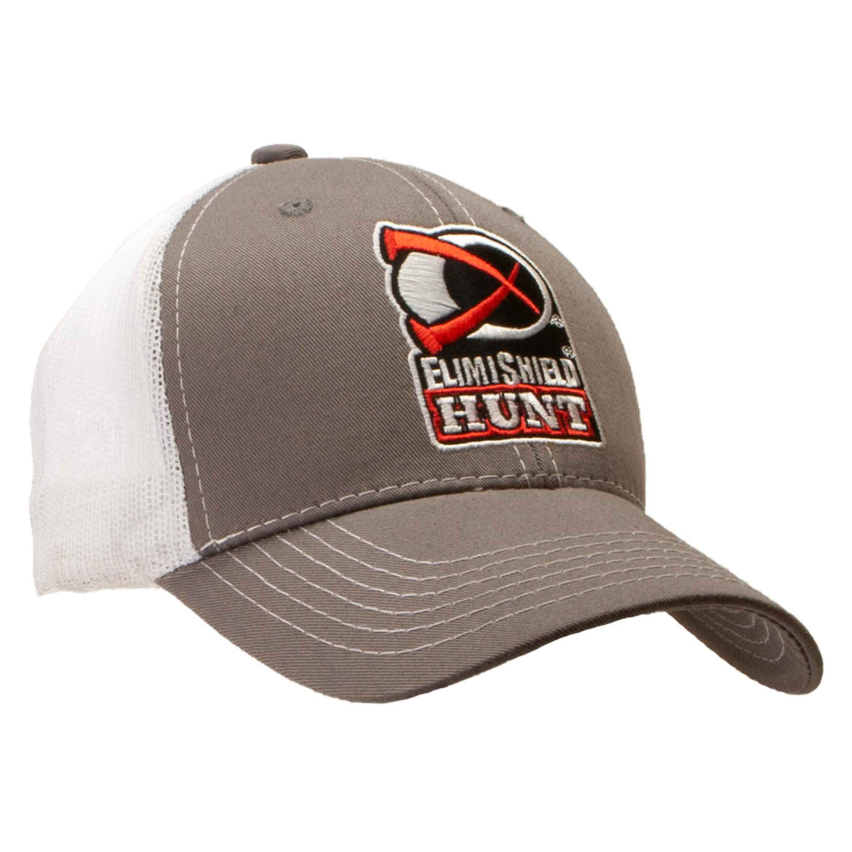 GRAY/WHITE MESH HAT W/PLASTIC STRAP – Hunter Safety System